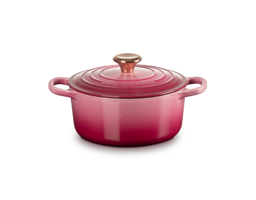 Cocotte Redonda 18cm Berry Pomo Cobre